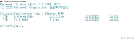 端口号被占用解决办法（超详细）dbt 06103 Csdn博客