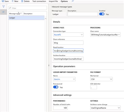 d365fo performance periodic import of one million ledger journal lines denis trunin s x