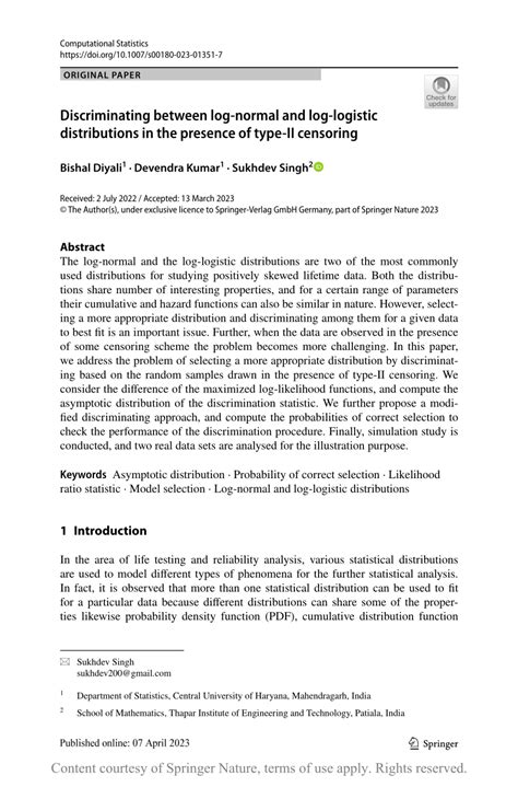 Discriminating Between Log Normal And Log Logistic Distributions In The Presence Of Type Ii