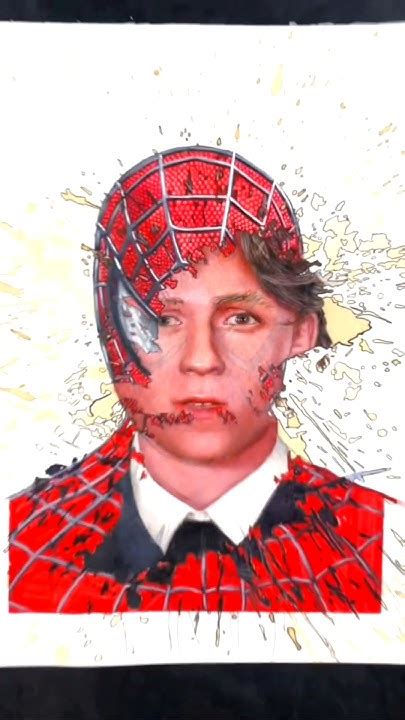 Draw Spider Man 😱 Shorts Art Drawing Easydraw Howtodraw Spiderman Ytshorts Youtube