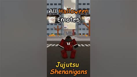 All Halloween Emotes In Jjs Youtube
