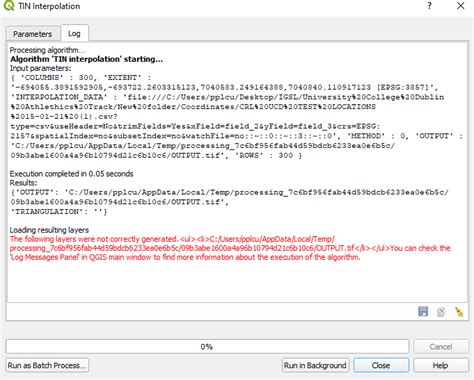 Error Tin Interpolation Method In Qgis Geographic Information Systems Stack Exchange