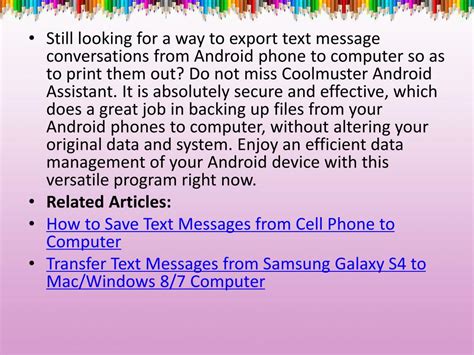 ppt how to print out text messages android powerpoint presentation