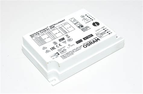 Osram Quictronic Intelligent Qti T E 1x18 57 Dim 1 10v Dimmable Ballast For Fluorescent Lamps