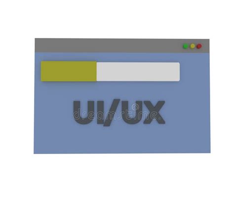 minimal 3d illustration web ui or ux design web page concept web
