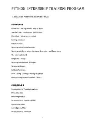 PHYTON REPORT Pdf