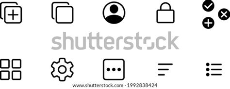 Web Smartphone App Icon Set Stock Vector Royalty Free 1992838424 Shutterstock