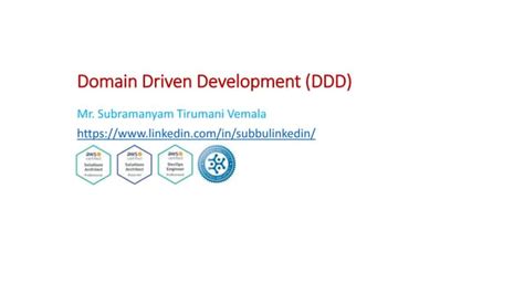 Domain Driven Development Ddd Ppt