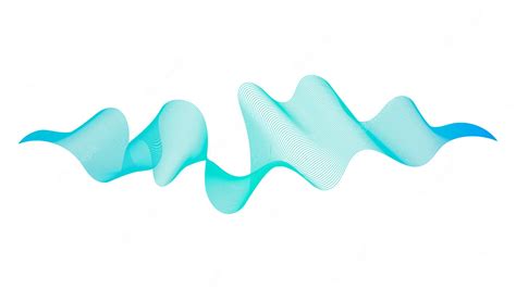 Premium Vector Abstract Backdrop With Blue Wave Gradient Lines On White Background Modern