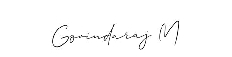 91 Govindaraj M Name Signature Style Ideas Latest Digital Signature