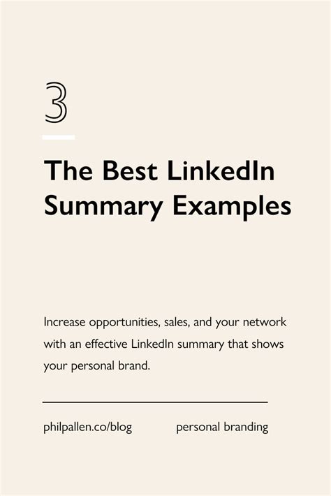 Linkedin Summary Examples Artofit
