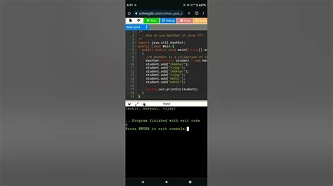 How To Use Hashset In Java Java Coding Youtube
