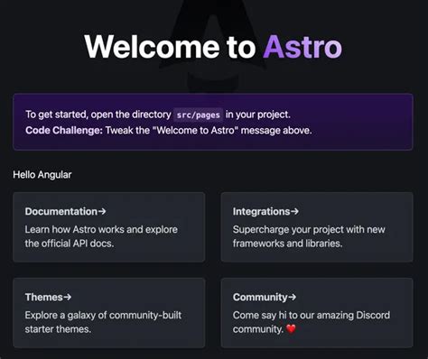 Running A 3d Angular Application In Astro Via Analogjs Chau Tran