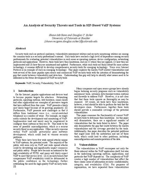Sip Analysis Session Initiation Protocol Voice Over Ip