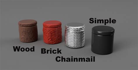 Container With Threaded Lid And Unique Textures By Gygabor007 Makerworld