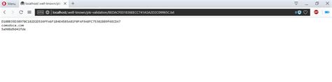 How To Complete Based Validation Upload A Validation File Option SSL Certificates