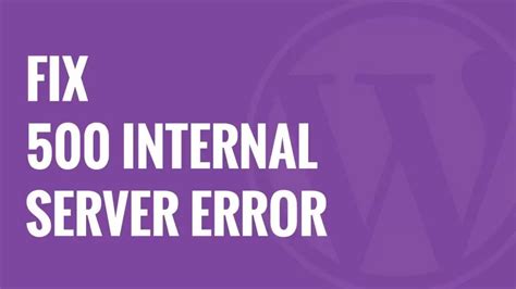 Best Way To Fix 500 Internal Server Error Hostkarle