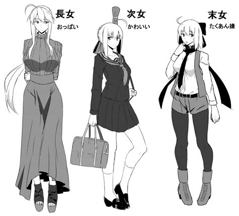 Artoria Pendragon Okita Souji Okita Souji Artoria Pendragon And Master Artoria Fate And 1