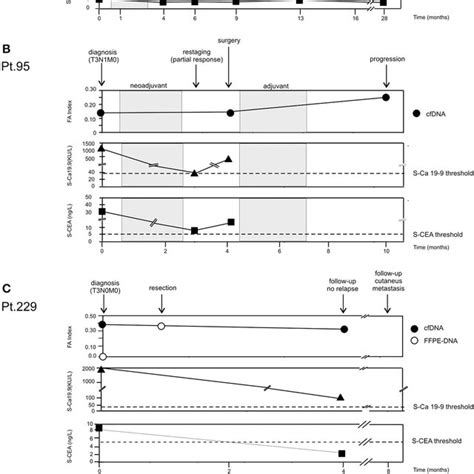 Longitudinal Analysis Cfdna Was Isolated From Serial Plasma Cea And Download Scientific