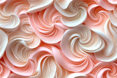 Subtle Spiral Patterns In Soft Pastel Pink Create Calming Effect Stock