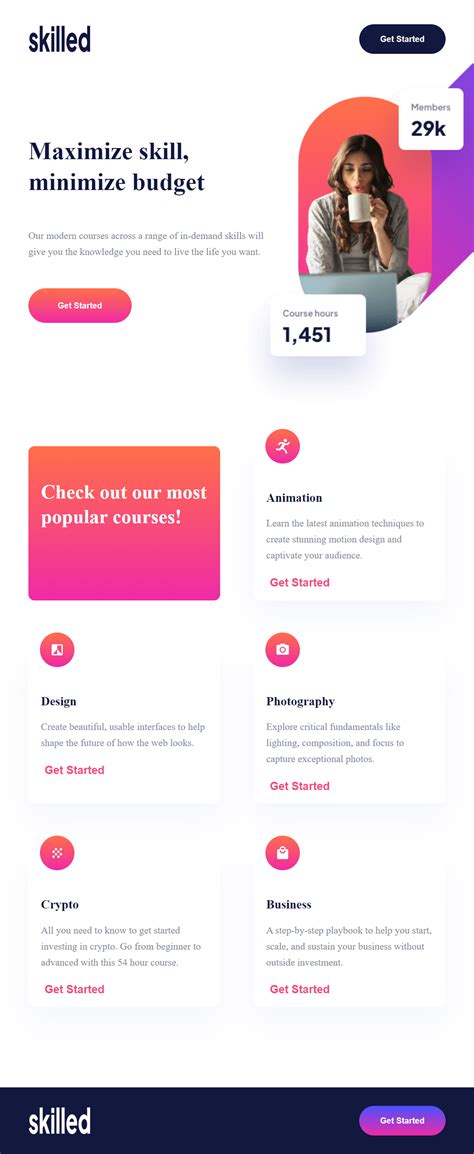 Github Ninononikashvili Otobc Fall2022 Hw5 Skilled Elearning Landing Page