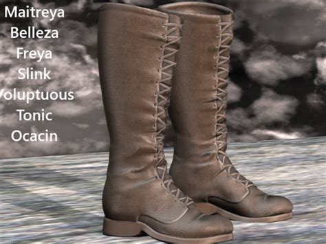 Second Life Marketplace ~pp~ Adventure Boots Brown