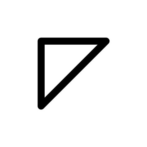 caret up left vector svg icon svg repo