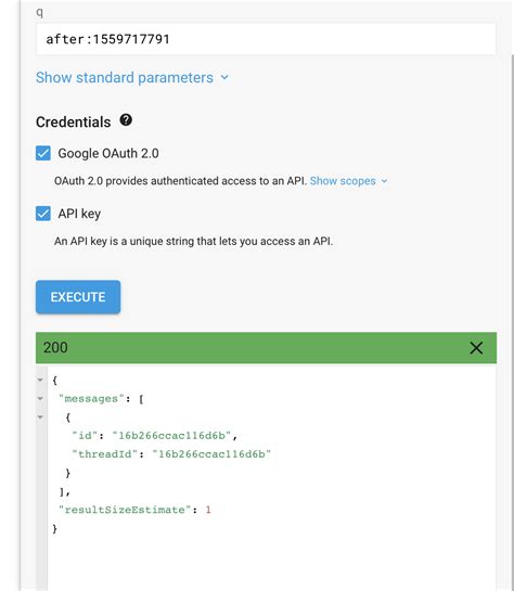 gmail api messages list q after {timestamp} doe not work properly