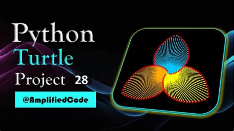 28 colorful stick turtle graphic design project code python