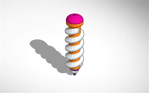 3d Design Screw Tinkercad