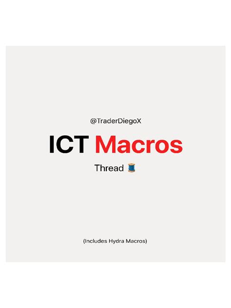 Ict Macros Pdf