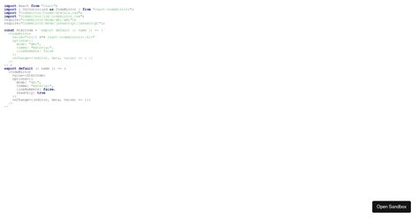 Ng2 Codemirror Examples CodeSandbox
