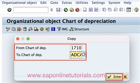 How To Define Chart Of Depreciation In Sap Hana Sap Tutorials