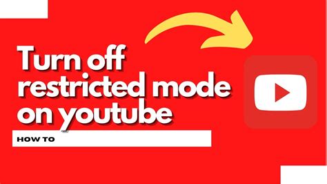 How To Turn Off Restricted Mode On Youtube 2023 Youtube