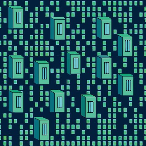 Binary Code Pattern Seamless Digital Technology Background Abstract