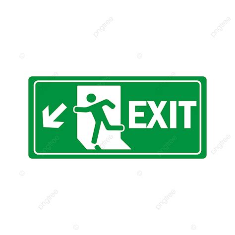 Fire Exit Door Vector Hd PNG Images Fire Exit Icon Vector Design Template Way White Flat PNG