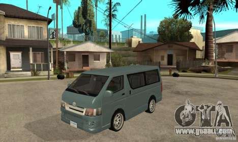 Toyota Hiace For Gta San Andreas