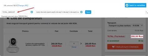 How To Create An Onpage Variable On The Cart Page Omniconvert Knowledgebase
