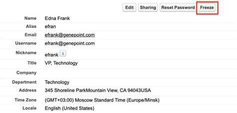 Using Flow To Freeze Users Salesforce Time