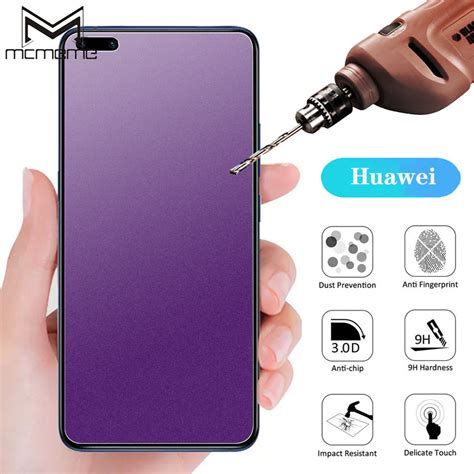 H Matte Anti Blue Light Ray Tempered Glass Screen Protector Huawei Pura P P P P Mate