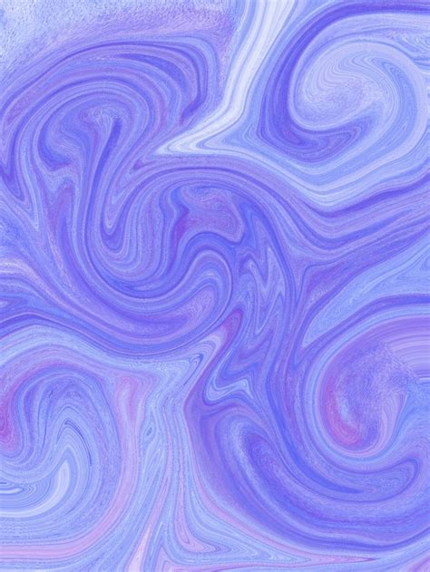 Purple Swirl Abstract Painting