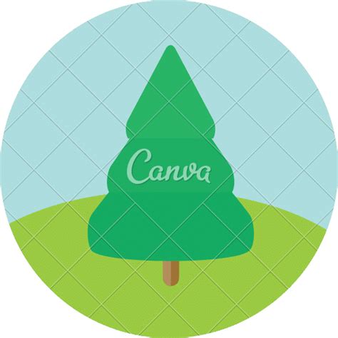 nature tree 素材 Canva可画