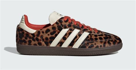 Exotic Cheetah Print Covers These Adidas Sambas