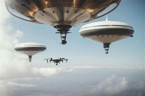 Premium Photo Unidentified Objects Flying In The Sky