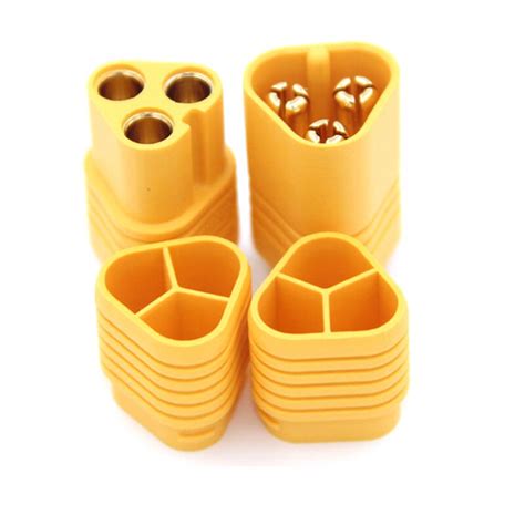 Amass Mt60 3 Pole 3 5mm Brushless Motor Esc Rc Pair Connector Plug Soc The Layer Laboratory