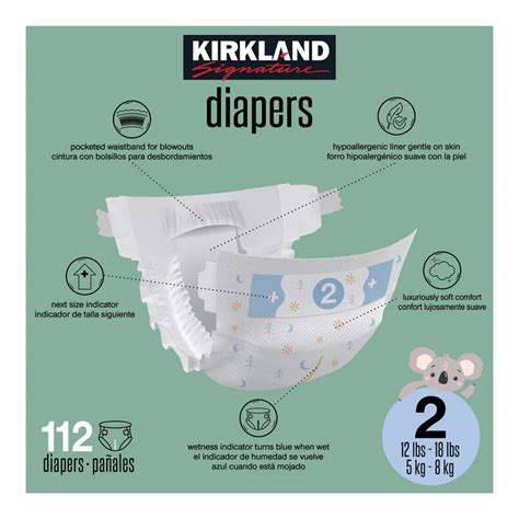 Kirkland Signature Diaper Size 2 112 Count Wbm Mart