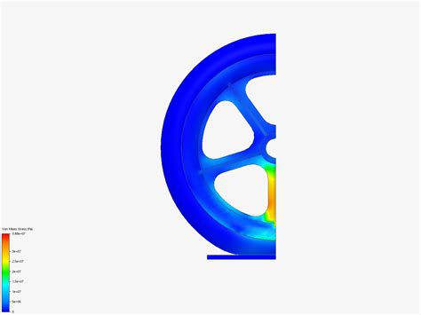 Tutorial Nonlinear Analysis Of A Wheel By Mpescadero Simscale