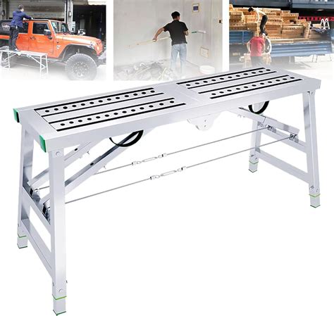 HFFKOS Scaffolding Equipment Portable Folding Scaffolding Multipurpose Work Platform Scaffold