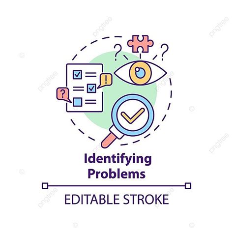 Identifying Problems Concept Icon Idea Risk Mistake Vector Idea Risk Mistake Png And Vector