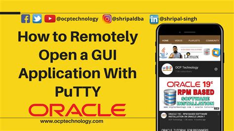 How To Remotely Open A Gui Application With Putty Shripal